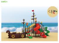 China Kids Outdoor Playground Toy Plastic Slide Combination Playground Sets Outdoor Play Ground Equipment for sale