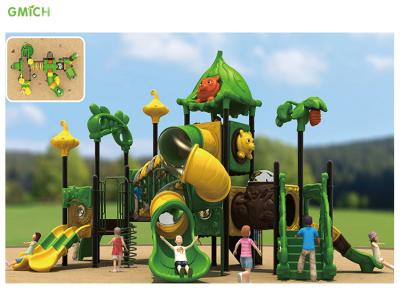 China Children Outdoor Playground New Design Play Equipment Plastic Slide Amusement Park Equipment for sale