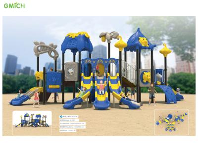 China Fun Garden Amusement Park Metal Plastic Slides Large Outdoor Kids Playground Equipment for sale