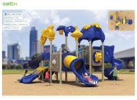 China Fade Resistance Preschool Outdoor Play Structures Kid Backyard Playground Set OEM ODM for sale