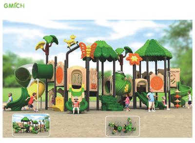 China Children Outdoor Play Plastic Slide Set Amusement Park Playground Equipment Hot Sale Kids Toys for sale