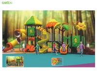 China Kindergarten Children'S Outside Play Equipment Plastic Playground Set High Security for sale