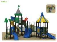China Kids Outdoor Playground Equipment Plastic Slides Play Set for Kindergarten Children for sale