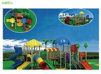 China 3-15 Years Old Children Outdoor Playground Equipmen Plastic Slide Set Anti Crack for sale