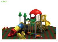 China OEM Service Children Outdoor Playground Equipment Plastic Slide Amusement Park Anti Slip for sale