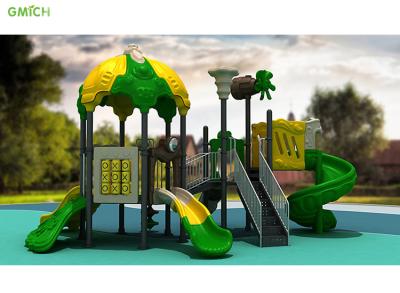 China Outdoor Play Area Equipment Customized Commercial Playground Slides Anti UV for sale