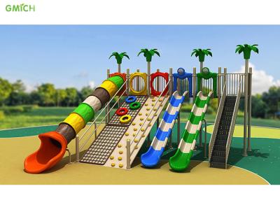 China Children Commercial Outdoor Playgrounds Preschool Kids Slide Sets Freely Design for sale