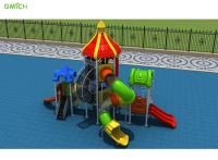 China EN1176 SGS Certified Outdoor Plastic Slide Play Equipment High Durability for sale