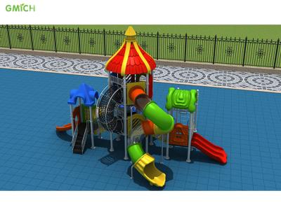China EN1176 SGS Certified Outdoor Plastic Slide Play Equipment High Durability for sale