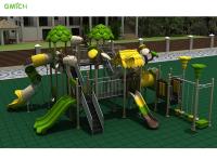 China Kid'S Entertainment Plastic Outdoor Slide Set Amusement Park Combination Playground for sale