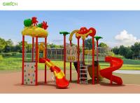 China Children Outdoor Playground Slide Set Commercial Plastic Slide Environment Friendly for sale