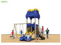 China Commercial Childrens Garden Swing Set Skid Resistance 410*295*370CM for sale