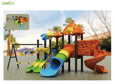 China UV Protection Children Slide With Swing Outdoor Garden Games for sale