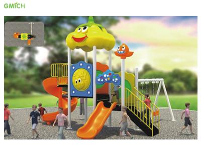 China Interesting Comfortable Playground Slide Set Playground Swing Sets for sale