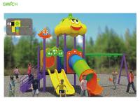 China Colorful Children Playground With Swing And Slide 620*240*300CM for sale
