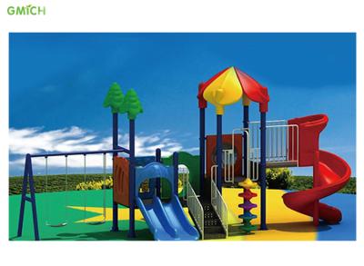 China Outdoor Playground Toy Playground Slides And Swings Anti UV Custom Design for sale