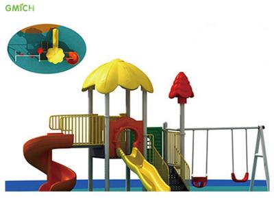 China durable Customized Swing N Slide Plastic Slide Commercial Playground for sale