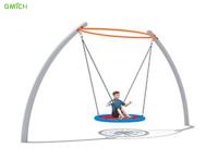 China High Security Kids Single Swing Set Outdoor Playground Equipment Anti Crack for sale