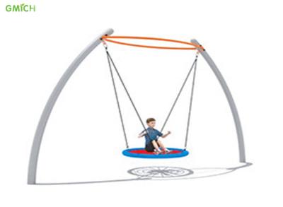 China High Security Kids Single Swing Set Outdoor Playground Equipment Anti Crack for sale