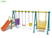 China Children Plastic Swing Slide Toys Outdoor Playground Equipment Commercial City Amusement Park for sale