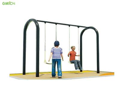 China Easy Installation Childrens Swing Set Kids Outdoor Playground Equipment Customized Size for sale