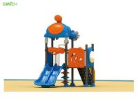 China Outdoor Fun Garden Small Space Playset Small Slide Set 470*240*420CM for sale