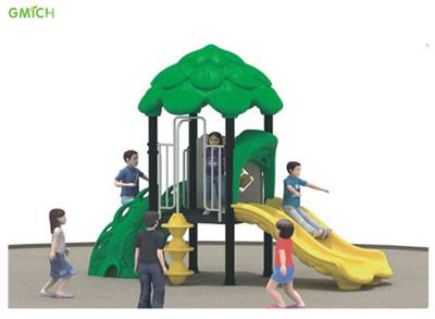 China Anti Static Small Playground Set Plastic Swing Slide Set For Resort for sale