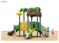 China Children Outdoor Playground Equipment Plastic Slide With Swing Set High Quality Amusement Park for sale