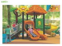 China Kids Playground Equipment Kindergarten Plastic Slides Set Outdoor Play Ground for sale