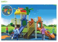 China Children Play Park Customized Plastic Small Slide Outdoor Playground Equipment for sale