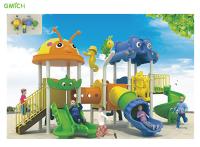 China Children Outdoor Playground Equipment Customize Amusement Plastic Small Slide Set Adventure Park for sale