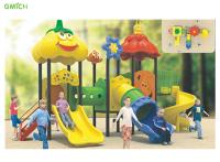 China Children Plastic Slide Set Outdoor Play Amusement Park Playground Equipmenti Tems for sale