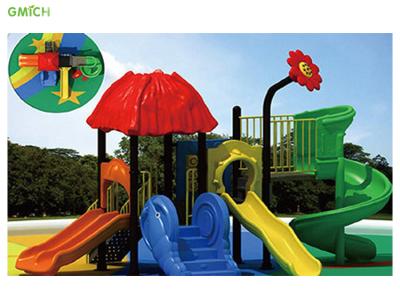 China Children Amusement Park Playground Outdoor Residential Play Area Small Plastic Slide Garden Park Equipment for sale