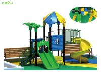 China Children Outdoor Amusement Park Playground Equipment For Sale Commercial Plastic Slide Outdoor Play Set for sale