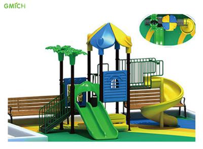 China Children Outdoor Amusement Park Playground Equipment For Sale Commercial Plastic Slide Outdoor Play Set for sale