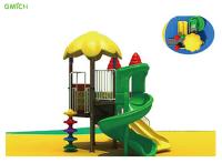 China Children Outdoor City Park Playground Equipment Colorful Plastic Slide Set For Resort Hotel for sale