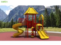 China Kids Commercial Park Playground Plastic Slide Amusement Park Equipment Outdoor Garden Games for sale