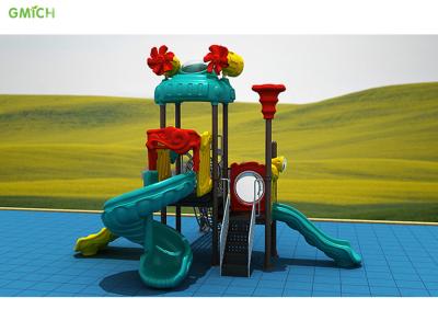 China Kids Samll Plastic Slide Set Residential Play Equipment Children Outdoor Playground for sale