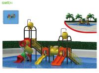 China Colorful Waterslide Plastic Outdoor Water Playground For 3-15 Age Children for sale