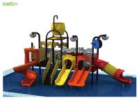 China Anti Slip Big Children Water Slide Water Spray Park Equipment 700*310*500CM for sale