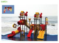 China Large Capacity Hard Plastic Pool Slide Kids Playground Equipment High Durability for sale