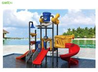 China Outdoor Hotel Water Slide Amusement Park Water Park Play Equipment Fade Resistance for sale