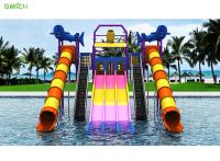 China Children Amusement Park Water Slide Hotel Water Playground Equipment Anti UV for sale