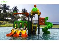 China Children Outdoor Water Play Equipment Water Big Plastic Slide And Kid Water Park Playground for sale