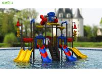 China Colorful Combination Commercial Pool Water Slides For Water Park Play Equipment for sale