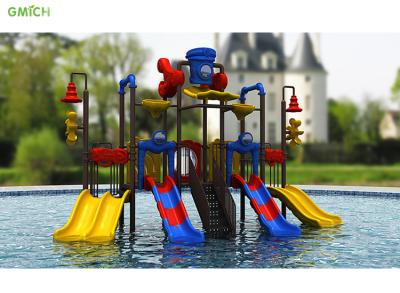 China Colorful Combination Commercial Pool Water Slides For Water Park Play Equipment for sale