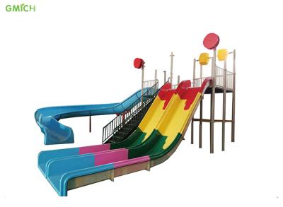 China Residential Kids Big Water Slide Swimming Pool Play Equipment UV Resistance for sale