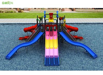China Freely Design Large Water Slide Outdoor Water Play Equipment 1390*1240*550CM for sale