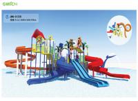 China Slip Resistance Giant Water Slides Hotel Water Pool Playground Equipment for sale