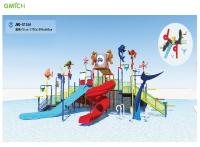 China Kids Water Park Slide Plastic Big Water Slide Customized Design 1700*1500*660CM for sale